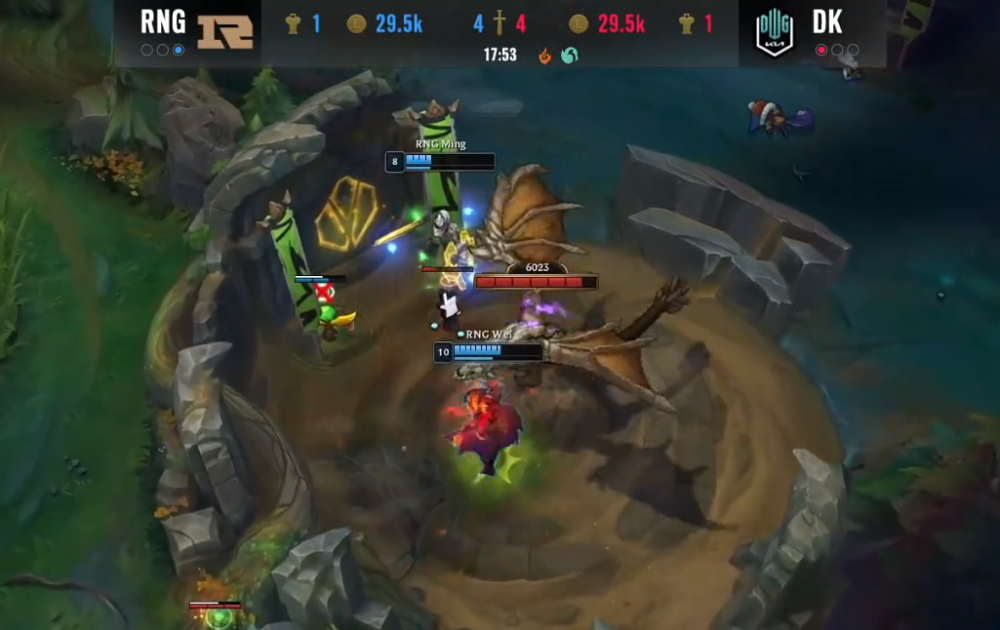 Gala卡莎勇敢开团！RNG击溃DK 观众想起了阿水_腾讯新闻