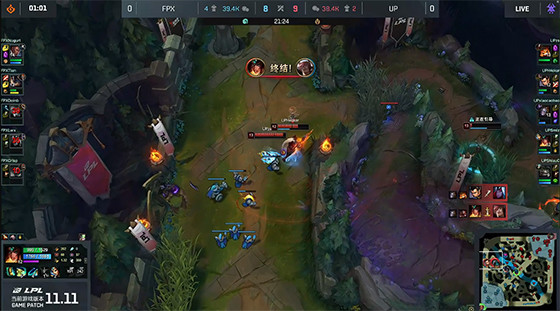 FPX 2-1 UP EZ天秀大招千里狙杀水泉瑞兹_腾讯新闻