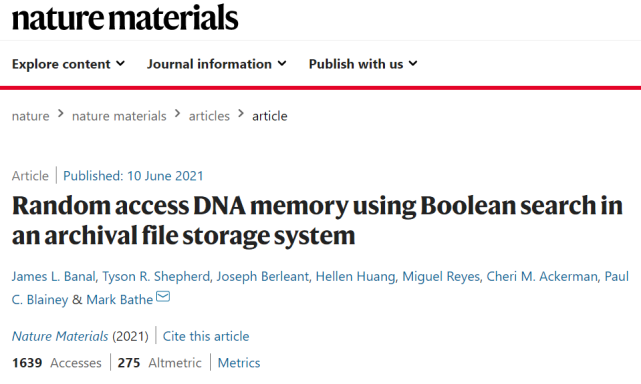 一小杯DNA可装下全世界信息，MIT开发全新DNA信息存储读取技术_腾讯新闻