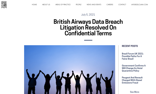 英航42万人信息泄露集体诉讼或迎结局：保密条款下达成和解_腾讯新闻