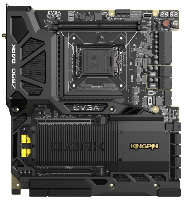 EVGA推出Z690 DARK KINGPIN主板，售价829.99美元_腾讯新闻