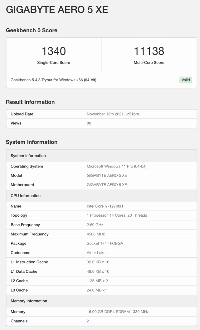 i7-12700H参数曝光 拥有14核心20线程三级缓存高达24MB_腾讯新闻