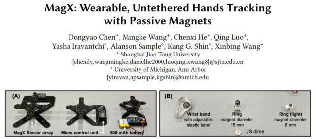 90后上海交大学者研发磁感应追踪系统MagX，提供完全不受约束的手部动作追踪_腾讯新闻