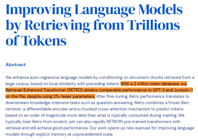 参数量仅为4％，性能媲美GPT-3：开发者图解DeepMind的RETRO_腾讯新闻