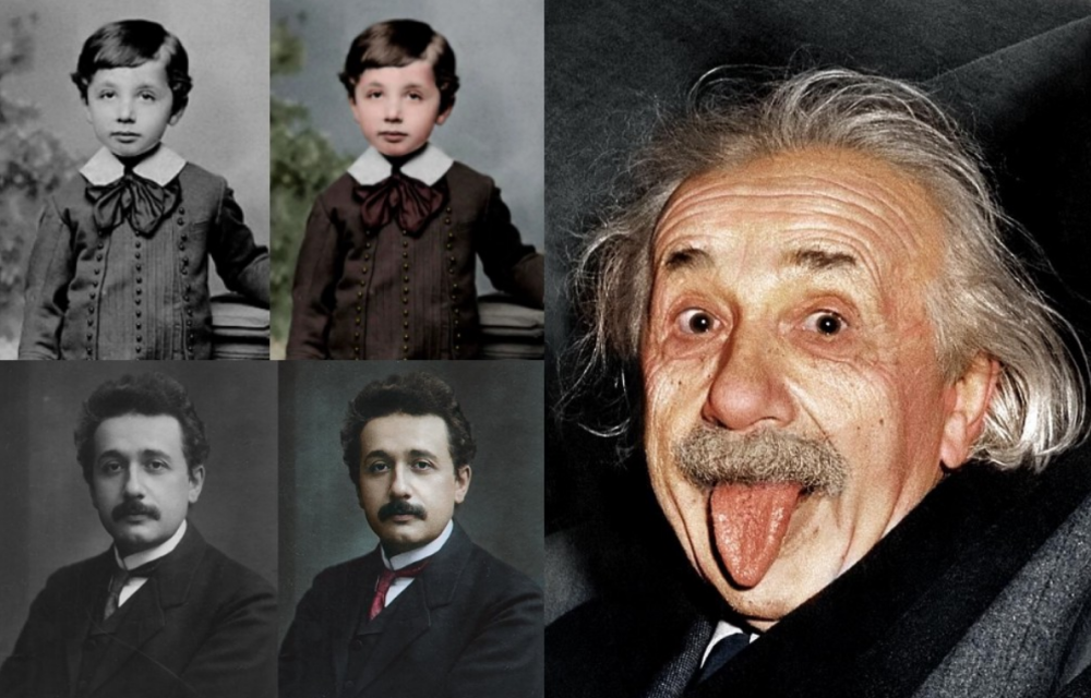 爱因斯坦吐舌头的照片是怎么来的？竟然是他最喜欢的一张_腾讯新闻