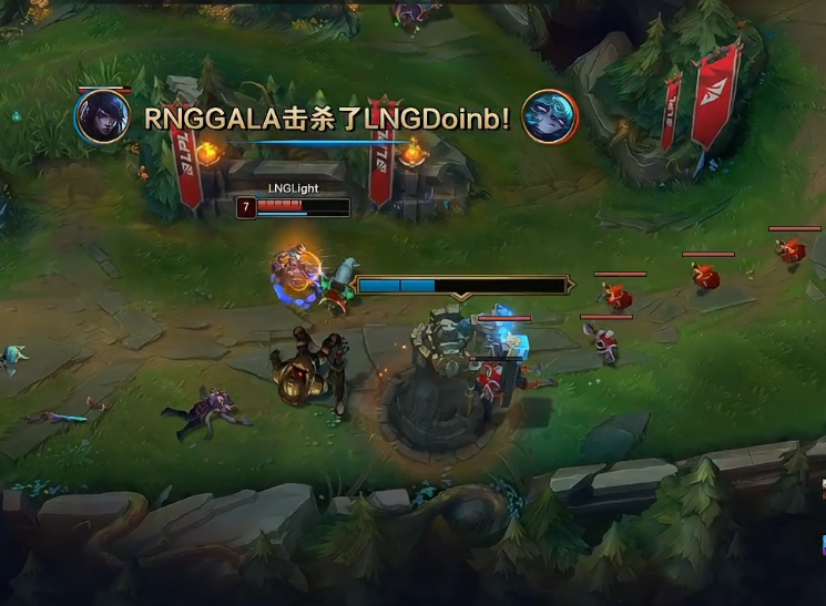 RNG1：1LNG，LNG接连失误，RNG乘胜追击，扳平比分_腾讯新闻