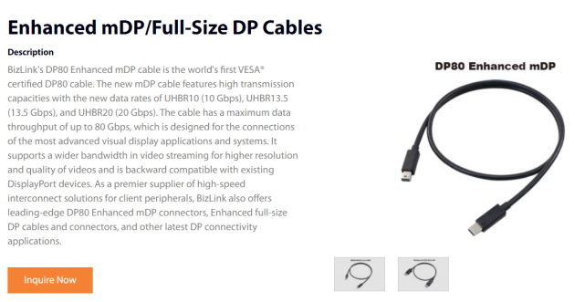 BizLink 发布全球首款 DP80 线材，支持 DisplayPort 2.0 标准_腾讯新闻