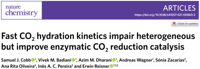CO2RR最新Nature chemistry：学科交叉，酶促CO2 还原电催化！_腾讯新闻