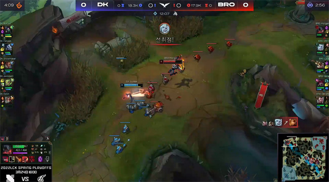 LCK季后赛：DK 3-0 BRO Canyon梦魇融化后排_腾讯新闻