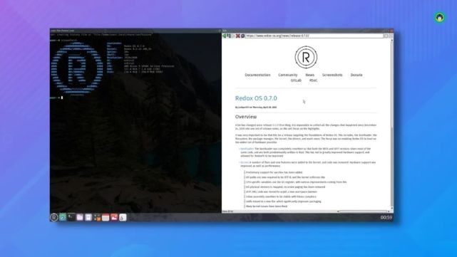 基于 Rust的Redox OS 0.7.0 发布：增强硬件支持｜Linux 中国_腾讯新闻