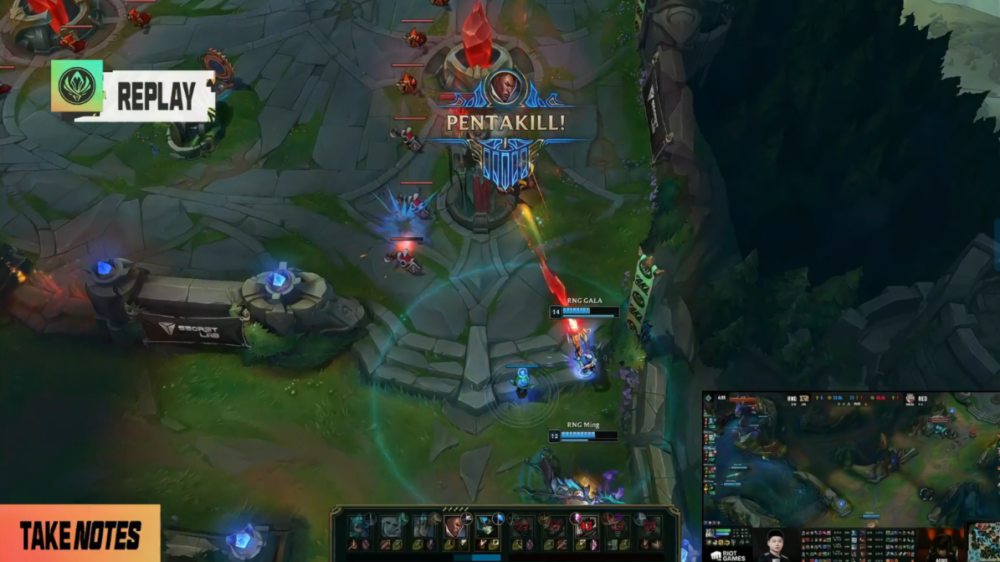 LOL：RNG三连胜结束第一轮，Gala五杀打脸T1，小吕布来学一下_腾讯新闻
