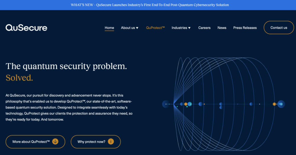 QuSecure推出业内首个端到端后量子网络安全解决方案_腾讯新闻