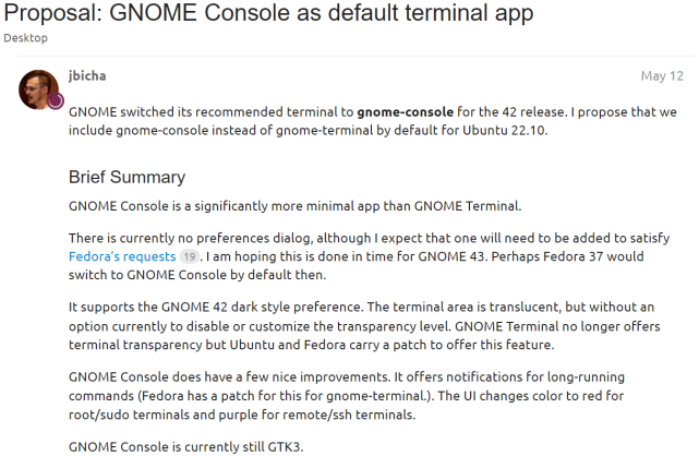 Ubuntu 22.10 使用 GNOME Console 作为默认终端_腾讯新闻