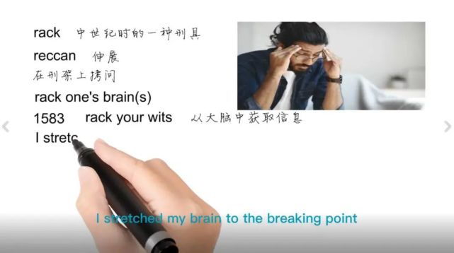 Jason：英语思维解密，为什么rack one's brain指绞尽脑汁，轻松学英语_腾讯新闻