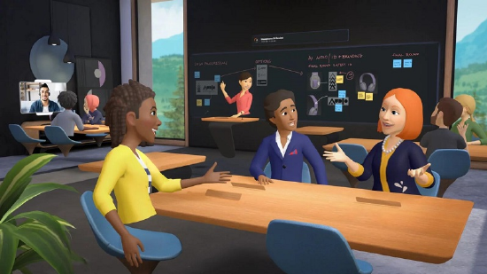 Meta 远程工作解决方案 Horizon Workroom_腾讯新闻