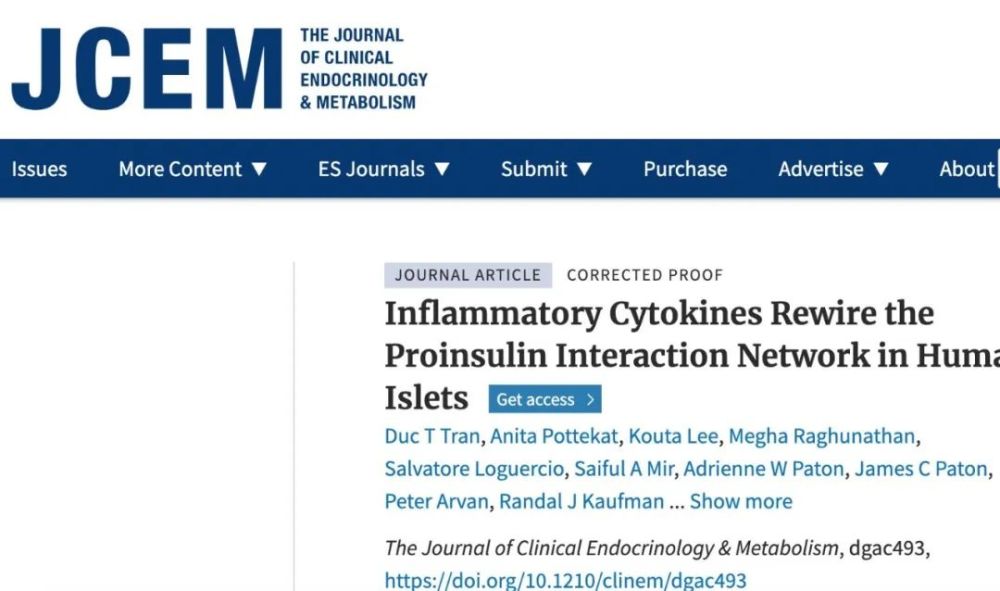 【JCEM】再续篇章！科学家绘制出糖尿病生化作用网络，开辟糖尿病治疗新世界！_腾讯新闻