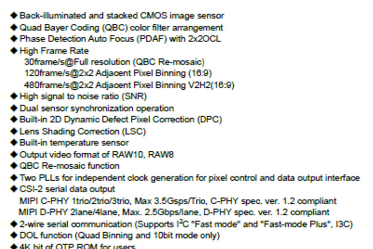 索尼IMX890图像传感器规格曝光 接替IMX766支持30帧全分辨率输出_腾讯新闻