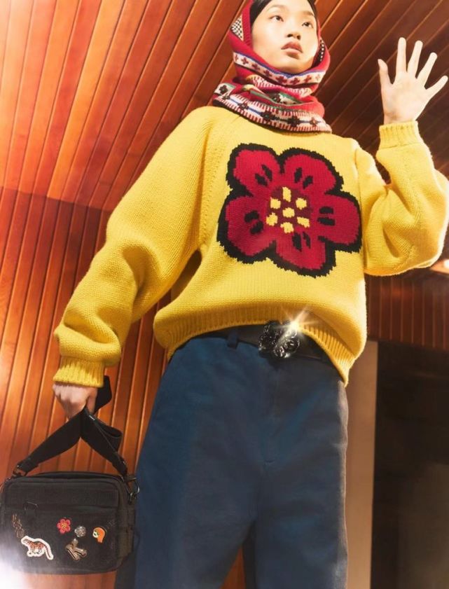 KENZO 开启“节日季” Boke海棠花朵焕“金”呈现_腾讯新闻
