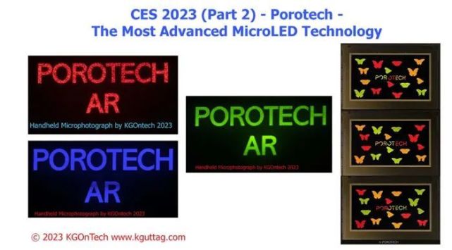 显示专家Guttag CES分享：Porotech的先进Micro LED技术_腾讯新闻