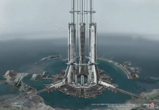 电影《流浪地球2》超详细美术设定“太空电梯”篇 机核独家揭秘_腾讯新闻