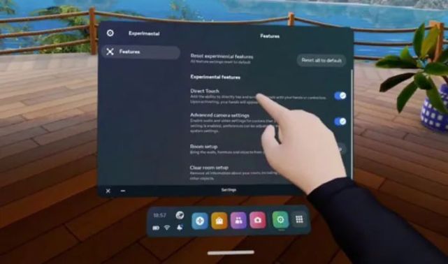 Quest v50更新有望带来裸手触划追踪功能Direct Touch_腾讯新闻