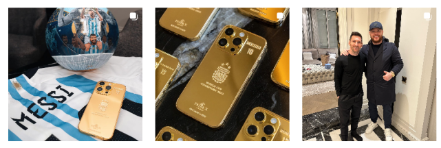 纪念世界杯夺冠，梅西送全队一人一台金手机_腾讯新闻