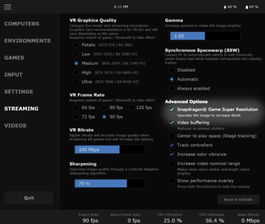 高通为VR一体机PC串流推出”超分辨率“技术，提升图像质量_腾讯新闻