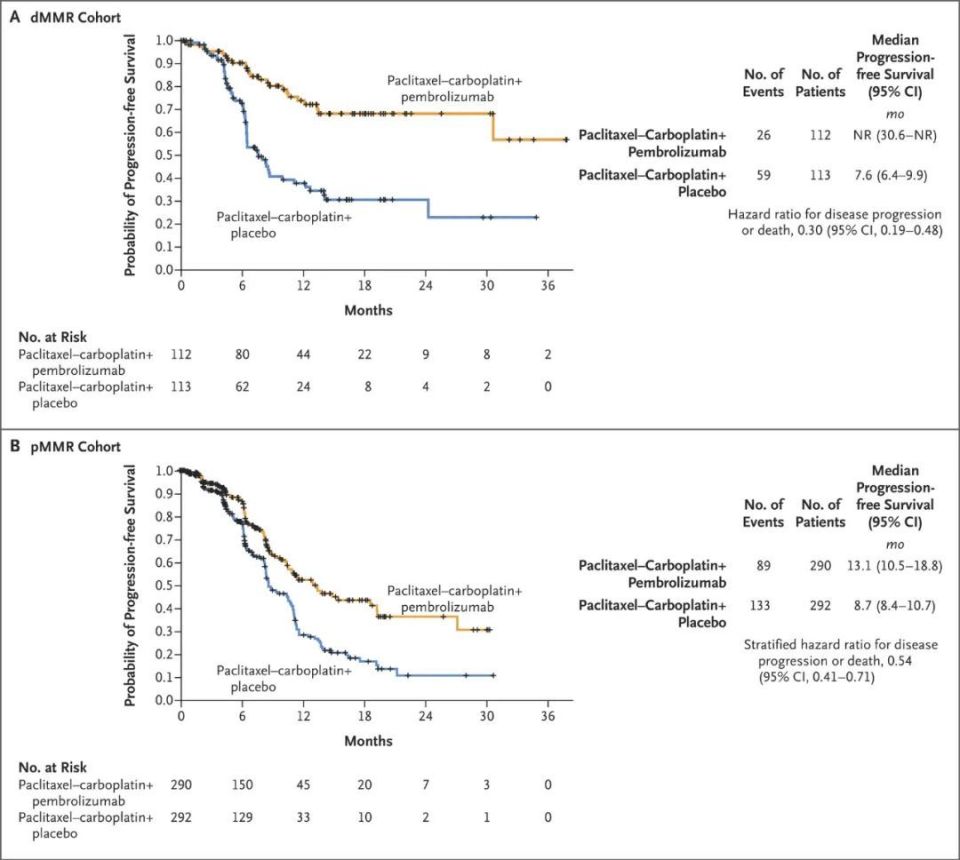 NEJM双重磅：SGO2023前线捷报！免疫治疗两项关键RCT研究成功，树立子宫内膜癌一线治疗新标准！_腾讯新闻