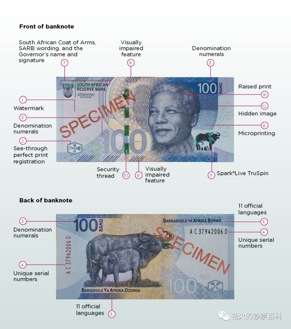 【新钞】5月3日南非央行开始发行新版兰特纸币，背面有较大变化_腾讯新闻