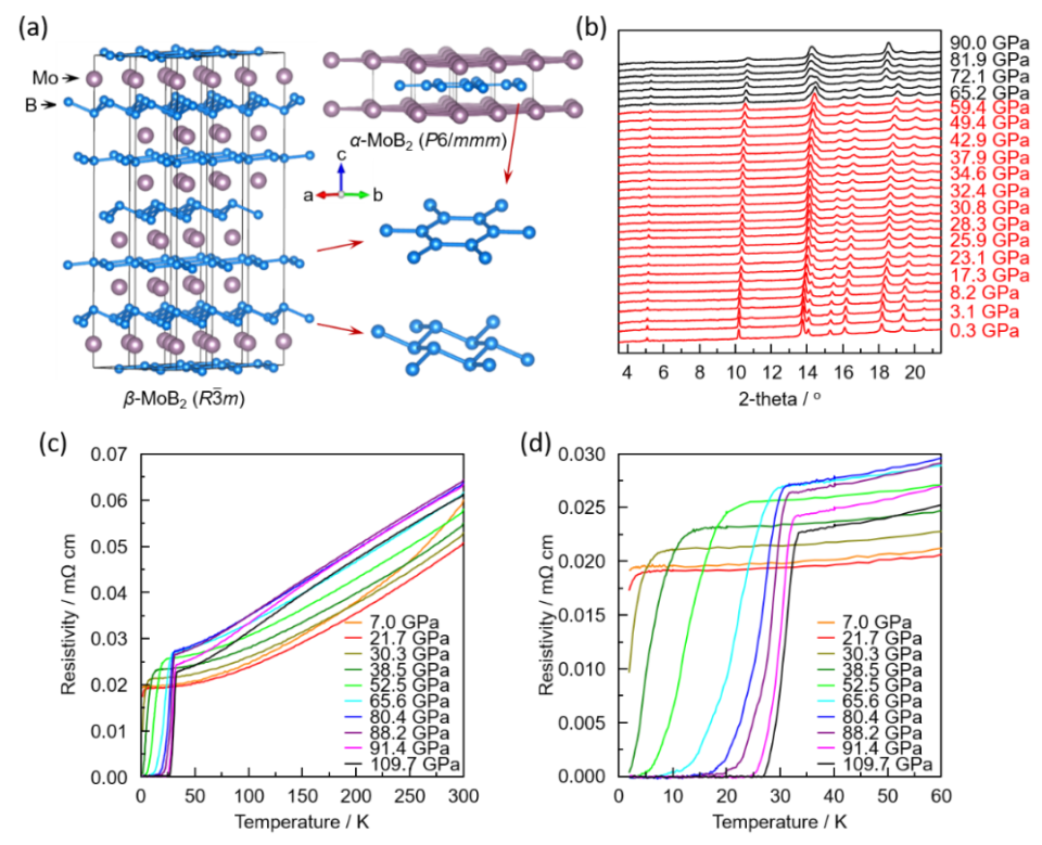 上科大齐彦鹏团队通过压力诱导MoB2获得高达32 K的超导电性｜NSR_腾讯新闻