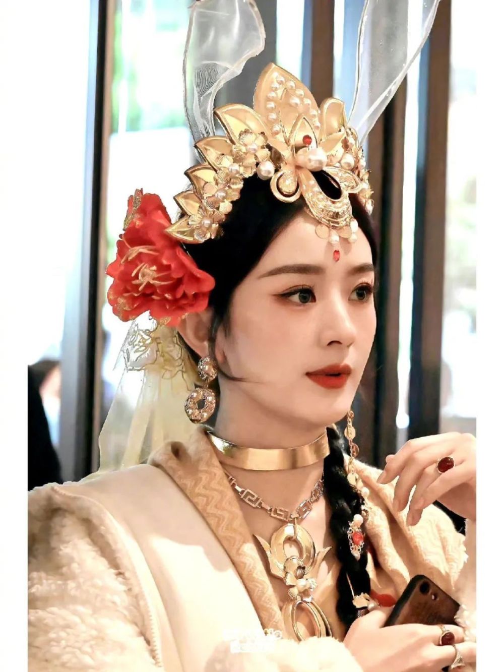 古力娜扎cos《王者荣耀》貂蝉，美丽动人超越原作腾讯新闻
