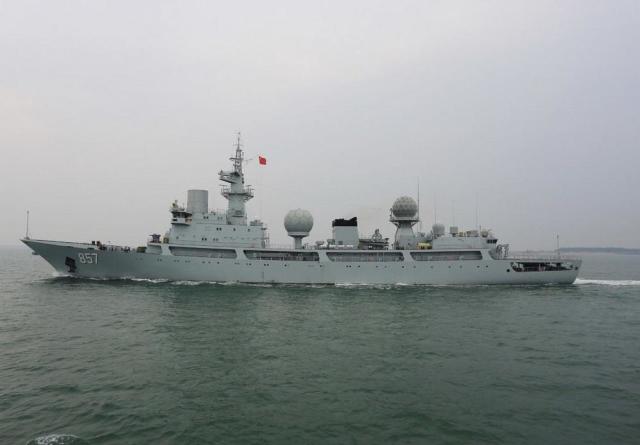 中国电子侦察船达到10艘：或能在700公里外定位航母