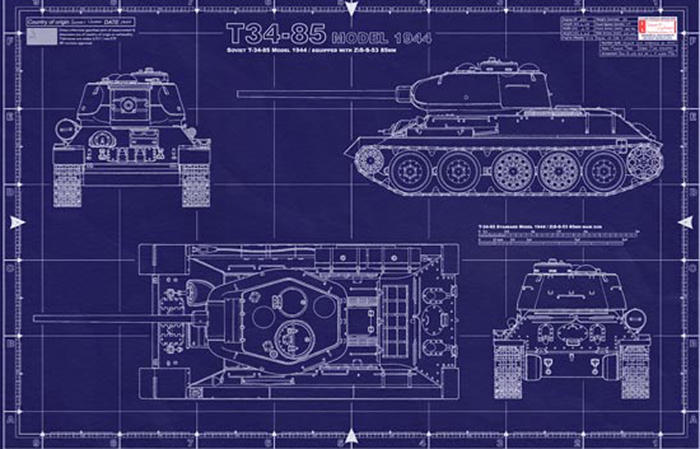 t-34-85内部-千图网