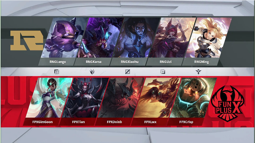 FPX客场2-0复仇RNG 豪取六连胜捍卫榜首_腾讯新闻