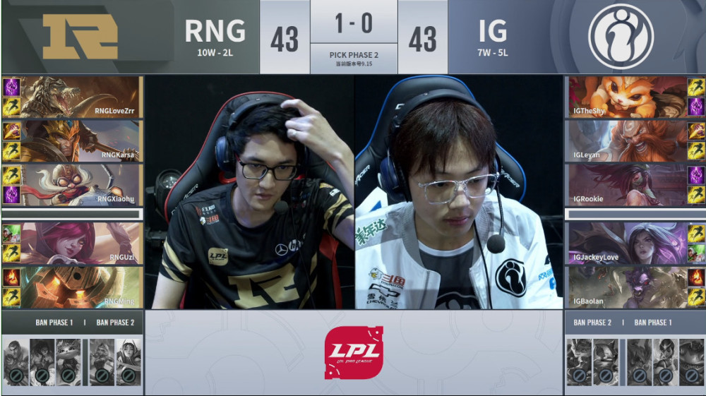 RNG主场2-1力克iG迎两连胜 iG苦吞三连败季后赛或成疑_腾讯新闻
