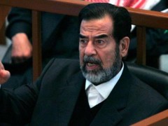 Before Saddam died, he kept touching his beard, as if to imply ...