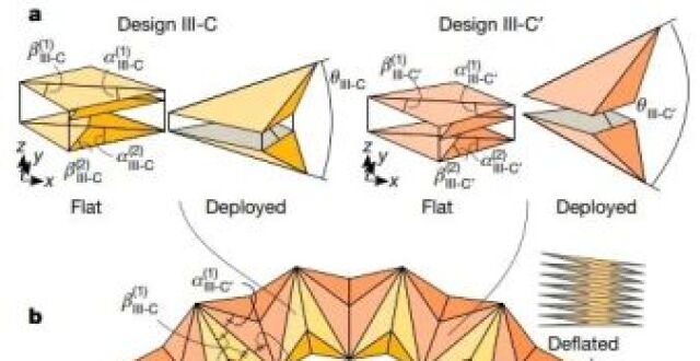 可抗压的充气式折纸结构｜《自然》论文_腾讯新闻