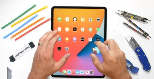 M1 iPad Pro暴力测试：屏幕素质亮眼 抗弯折表现平平_腾讯新闻