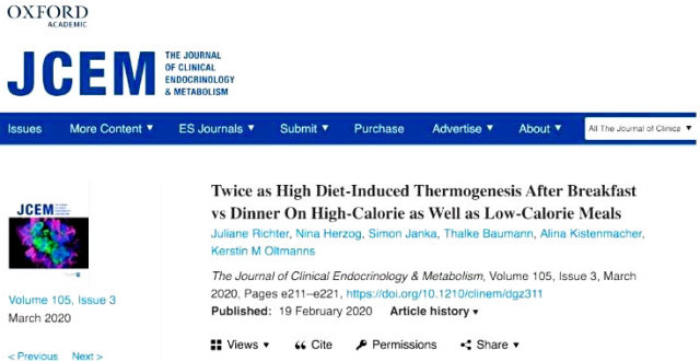 早饭吃够，更容易瘦！JCEM：一顿丰盛早餐可帮助消耗更多的热量_腾讯新闻