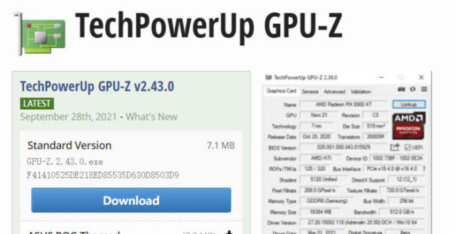 GPU-Z推出新版本，增加对LHR版显卡的识别能力_腾讯新闻