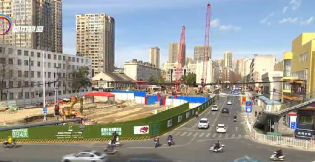 元旦起 地铁1号线一二一大街站三期围挡施工_腾讯新闻