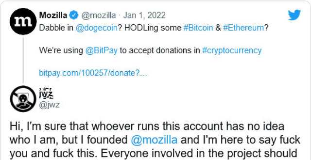 创始人Jamie Zawinski严词抨击Mozilla接受_腾讯新闻