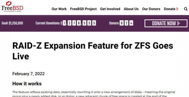 ZFS 引入 RAID-Z Expansion 功能_腾讯新闻