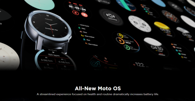 又见Moto智能手表！Moto Watch 100发布，用上了新的OS_腾讯新闻