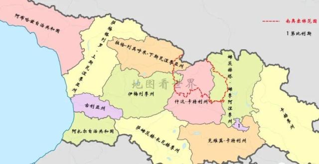 格鲁吉亚行政区划图——乌克兰问题还没结束，又一地区打算加入俄罗斯_腾讯新闻