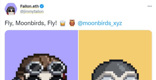 《周六夜现场》主持人 Jimmy Fallon 宣布持有 Moonbirds 系列 NFT_腾讯新闻