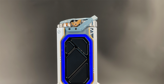 定制机械美学 PANDAER×XOG 白金独角兽赛博音箱图赏_腾讯新闻