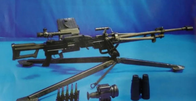 QJZ-171式12.7mm机枪，全枪重量仅18公斤，适合山地机动作战_腾讯新闻