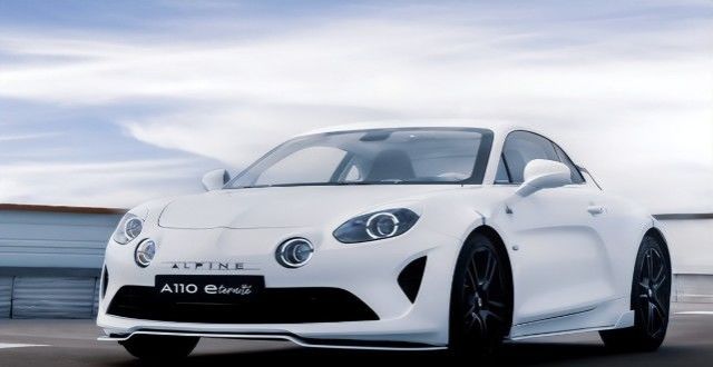 雷诺 Alpine A110E概念车_腾讯新闻