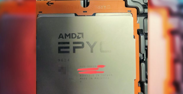 性能炸裂！AMD 96核霄龙处理器 “EPYC 9654” 曝光_腾讯新闻